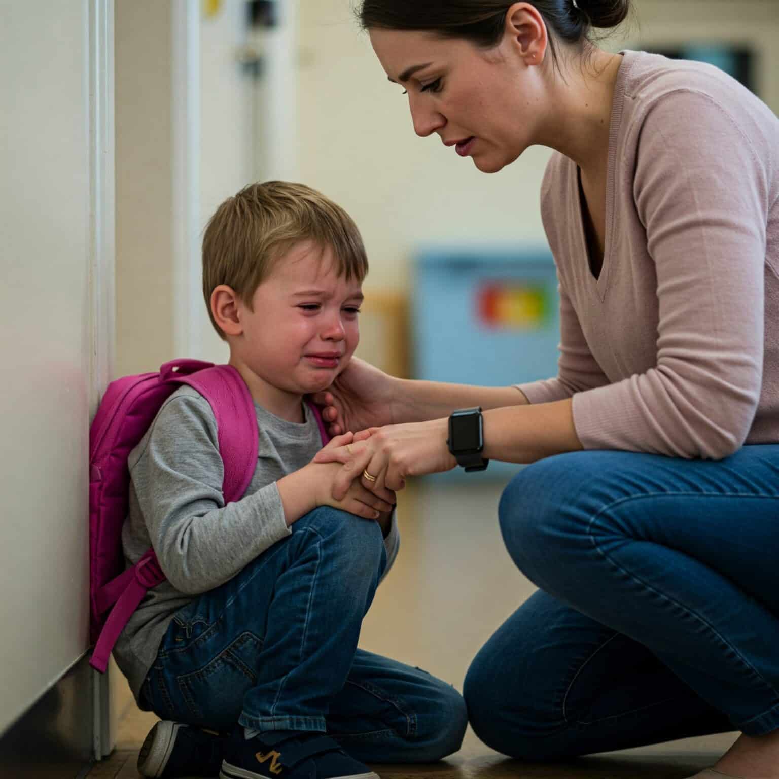 Separationsangst hos børn: Hjælp dit barn med drop-off angst